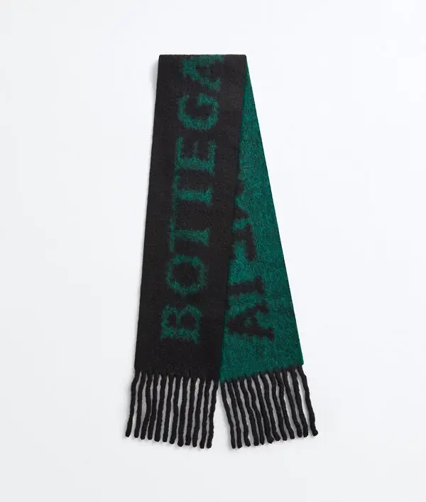 Bottega Veneta Jacquard Wool And Mohair Scarf
