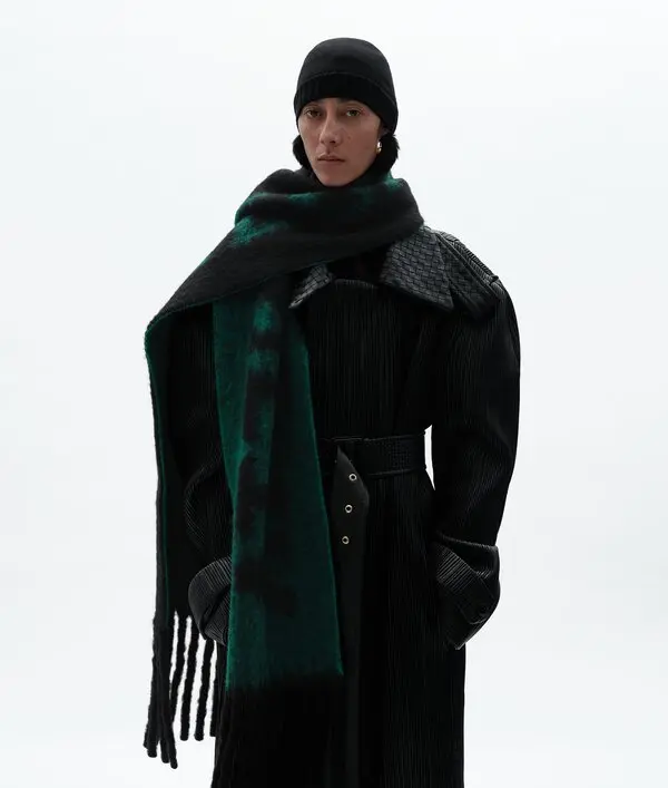 Bottega Veneta Jacquard Wool And Mohair Scarf