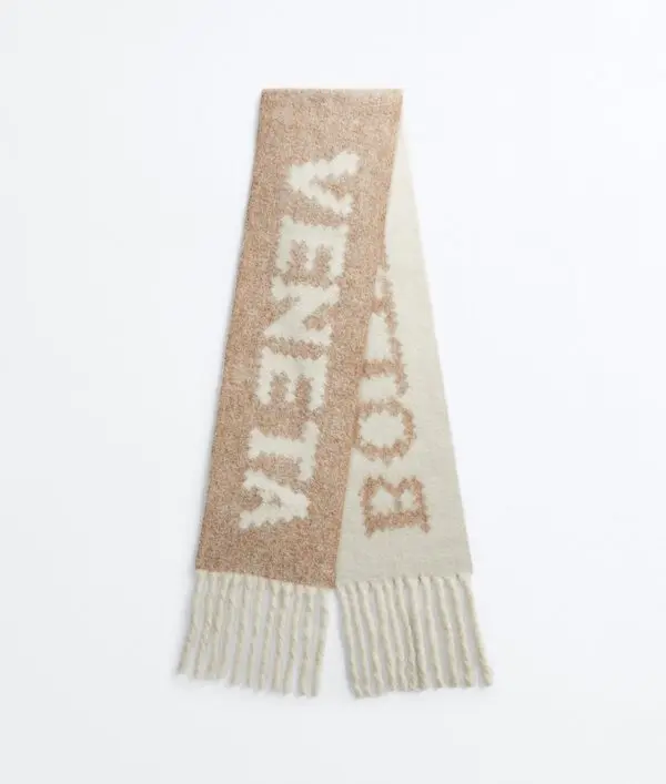 Bottega Veneta Jacquard Wool And Mohair Scarf
