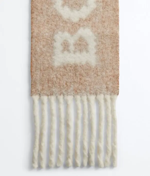 Bottega Veneta Jacquard Wool And Mohair Scarf