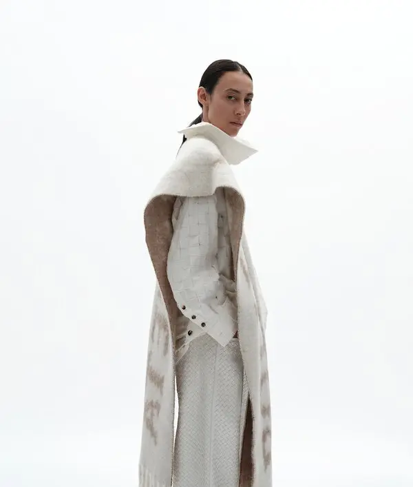 Bottega Veneta Jacquard Wool And Mohair Scarf