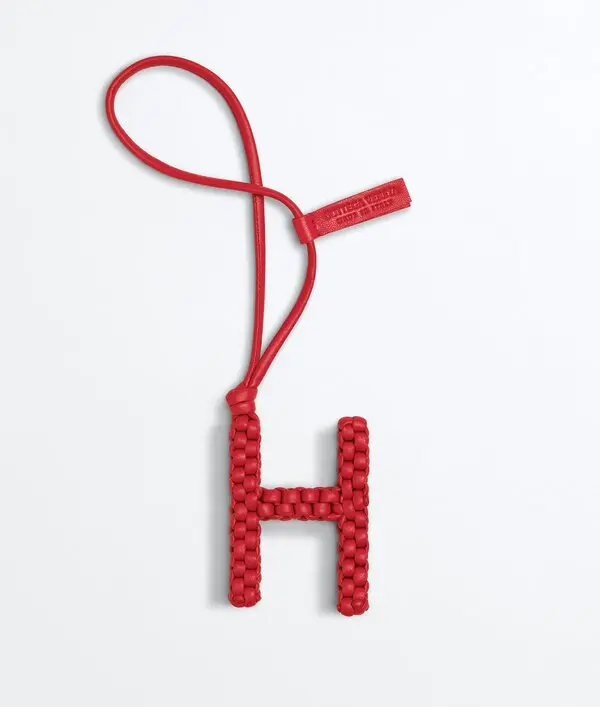 Bottega Veneta Letter H Charm - Cardinal
