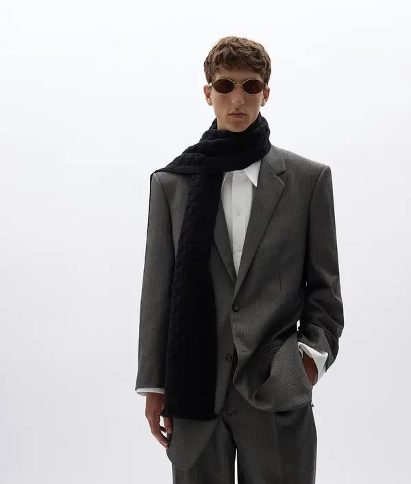 Bottega Veneta Cashmere Intrecciato Scarf