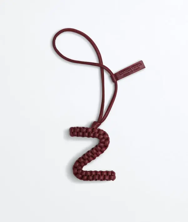Bottega Veneta Letter Z Charm - Bordeaux