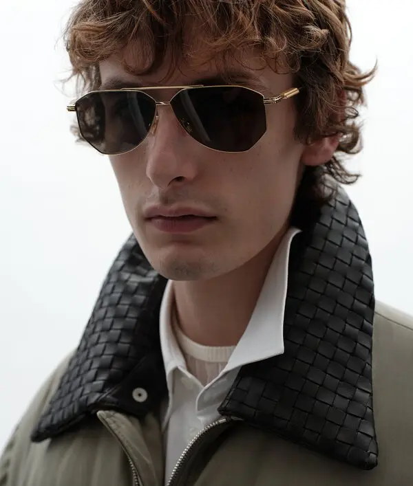 Bottega Veneta Classic Aviator Sunglasses