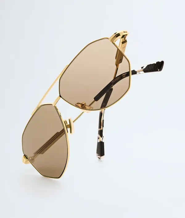 Bottega Veneta Classic Aviator Sunglasses