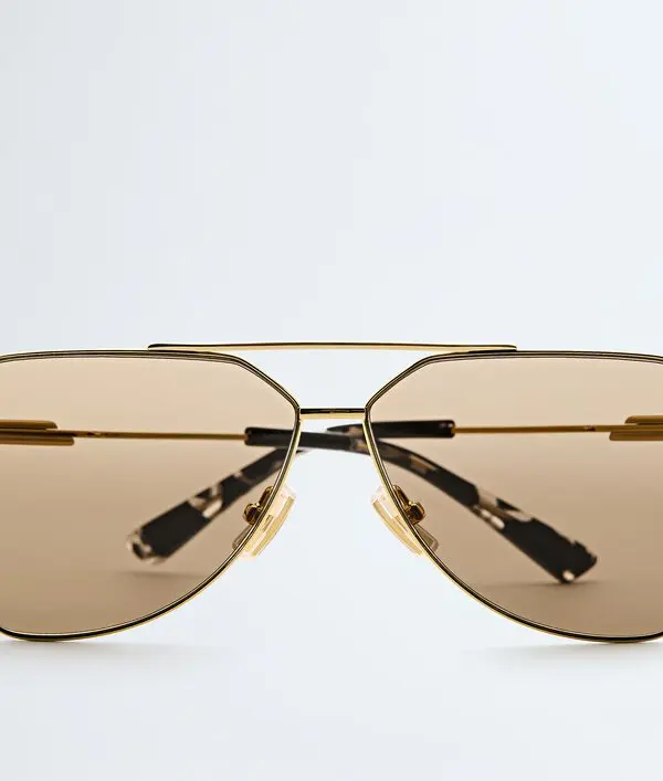 Bottega Veneta Classic Aviator Sunglasses