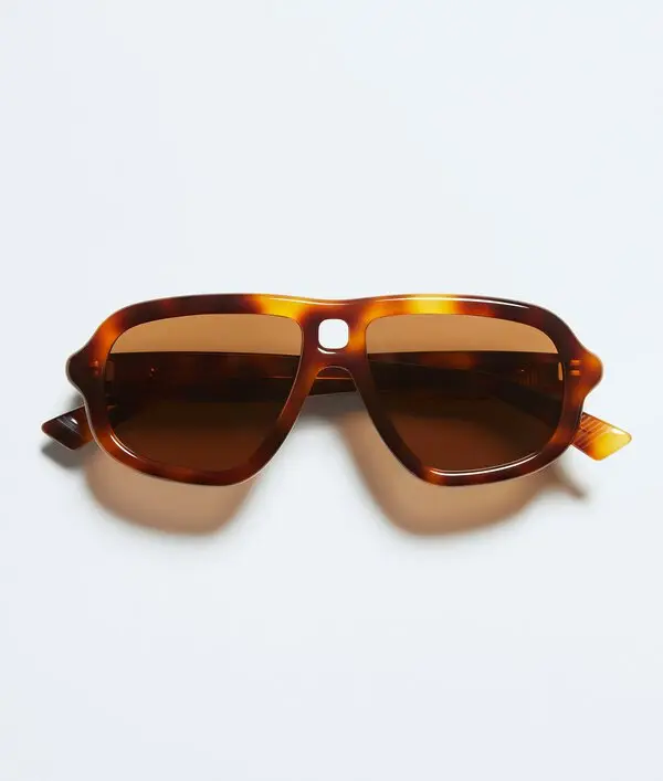 Bottega Veneta Sophia Ribbon Aviator Sunglasses