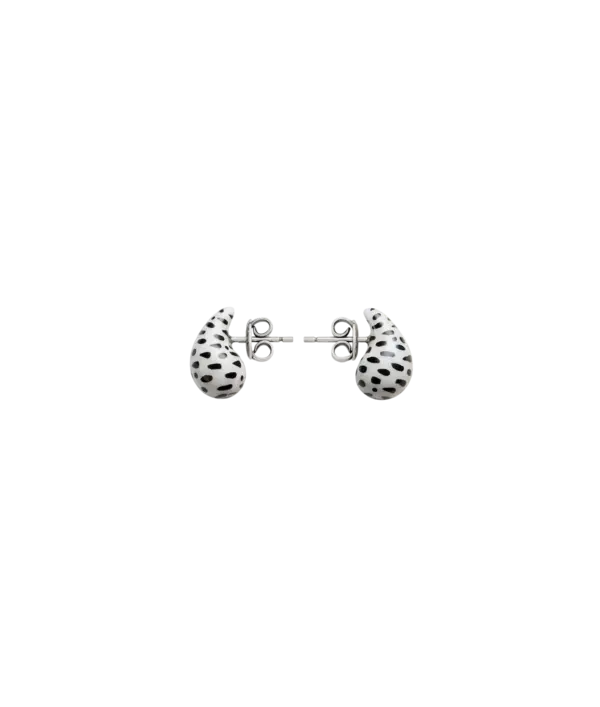 Bottega Veneta Candy Drop Earrings - White/black