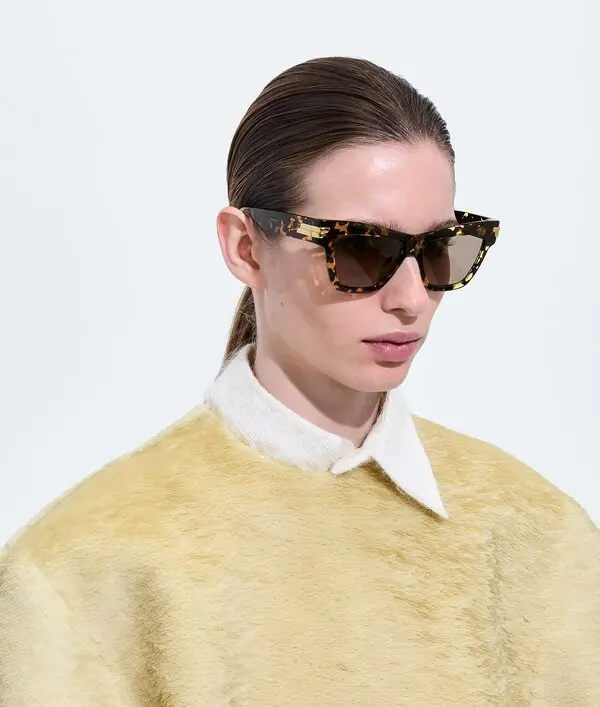 Bottega Veneta Mitre Cat Eye Sunglasses