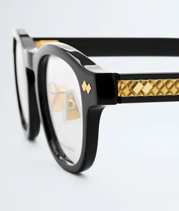 Bottega Veneta Intrecciato Panthos Eyeglasses