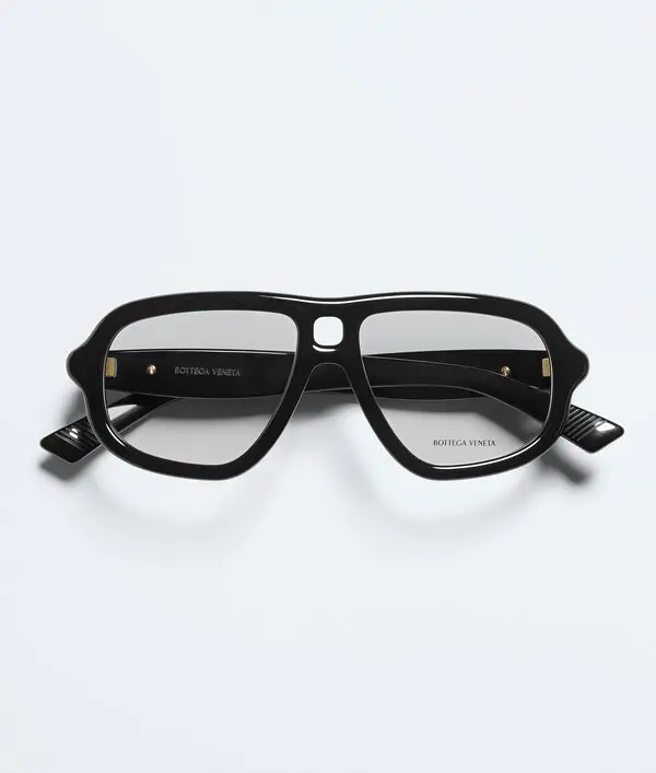 Bottega Veneta Sophia Ribbon Aviator Eyeglasses