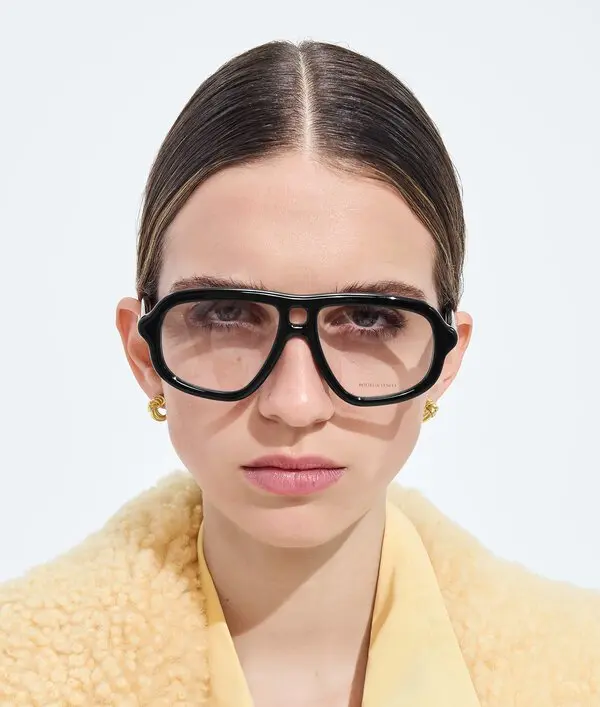 Bottega Veneta Sophia Ribbon Aviator Eyeglasses