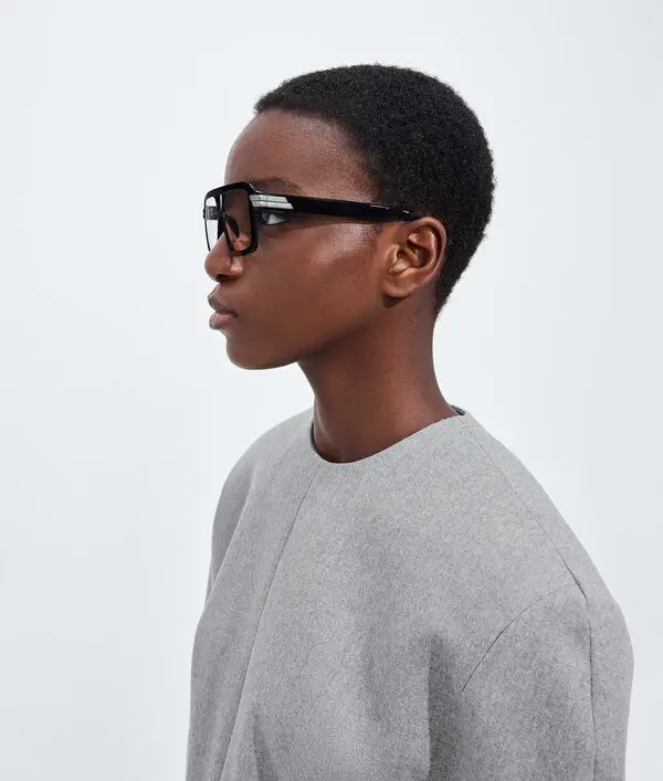 Bottega Veneta Mitre Aviator Eyeglasses