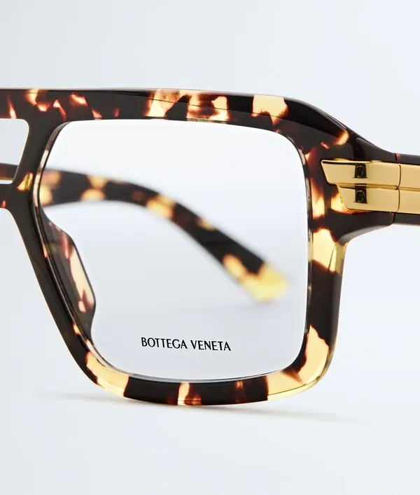 Bottega Veneta Mitre Aviator Eyeglasses