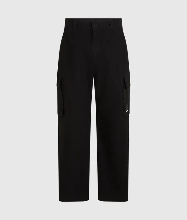 Karl Lagerfeld Coated Cotton Cargo Pants