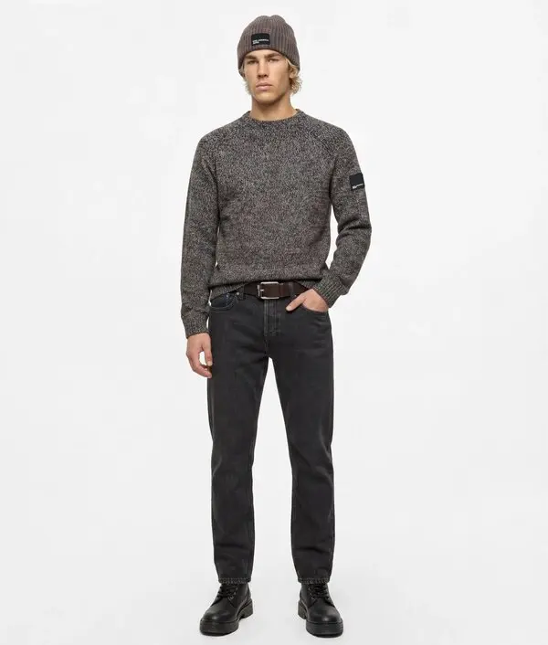 KL JEANS Wool-blend Mélange Sweater