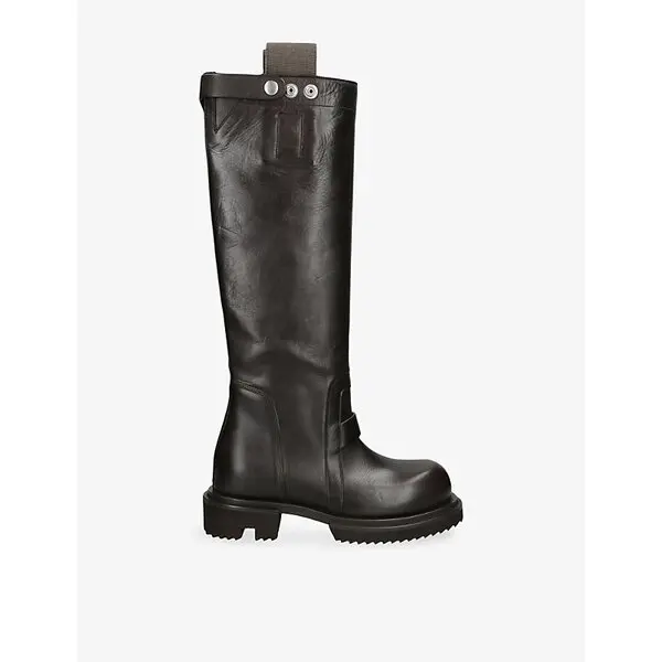 Rick Owens Gabe Leather Knee-high Boots - Brown