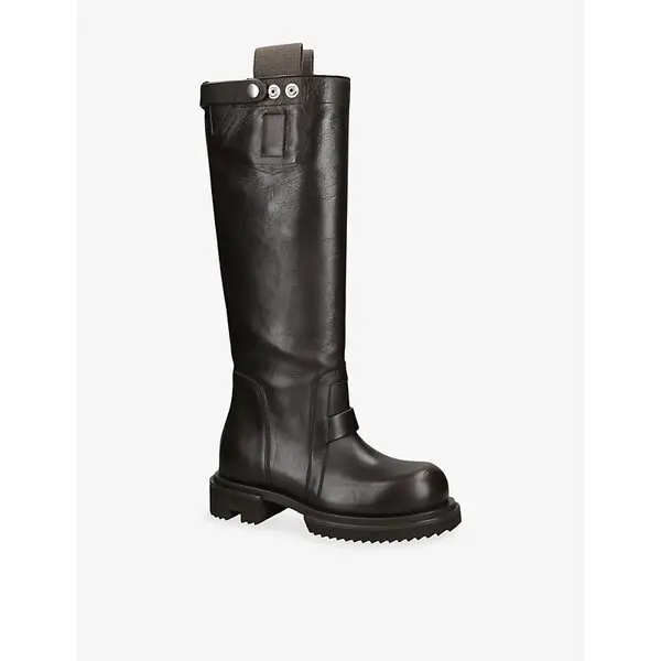 Rick Owens Gabe Leather Knee-high Boots