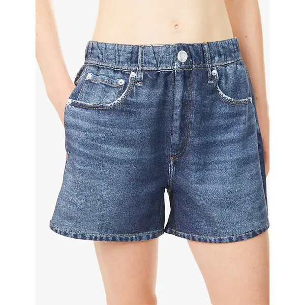 Rag & Bone Miramar Terry Walking Cotton-jersey Shorts