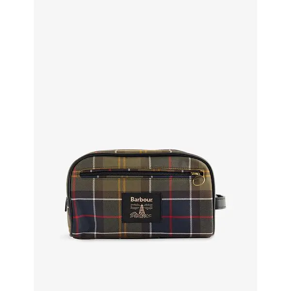 Barbour Tartan-print Canvas Washbag - Classic/beacon