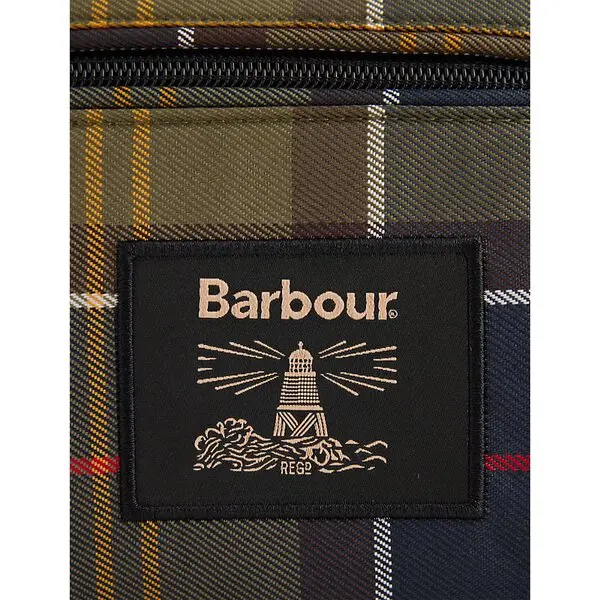 Barbour Tartan-print Canvas Washbag