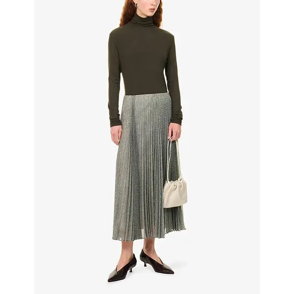 Vince Essential Turtle-neck Modal-jersey Top