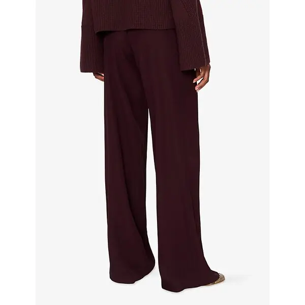 JOSEPH Dee Wide-leg Crepe Trousers