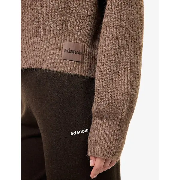 ADANOLA Ribbed Knitted Cardigan