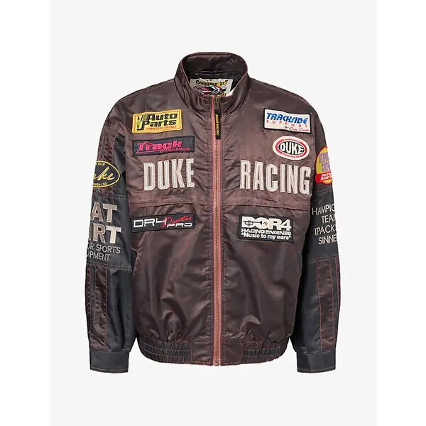 DUKE + DEXTER Vintage Embroidered Track Jacket