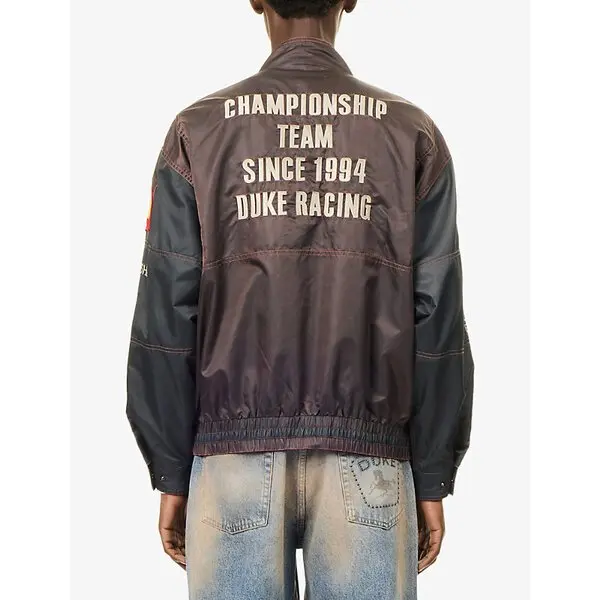 DUKE + DEXTER Vintage Embroidered Track Jacket