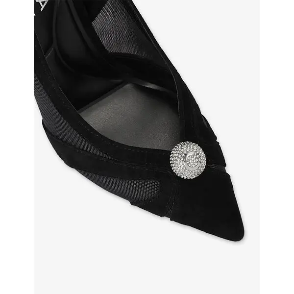 Carvela Lumera Mesh Sling-back Courts