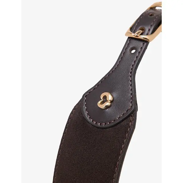 Maje Corset Leather And Suede Belt