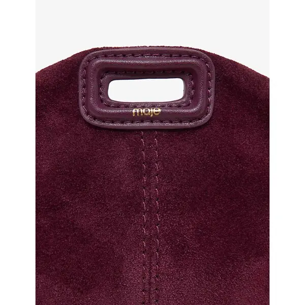Maje Miss M Micro Suede Bag
