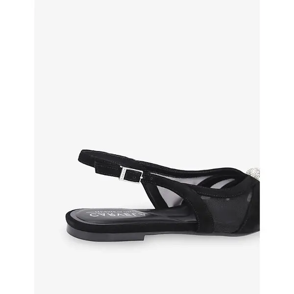 Carvela Lumera Suede Sling-back Courts