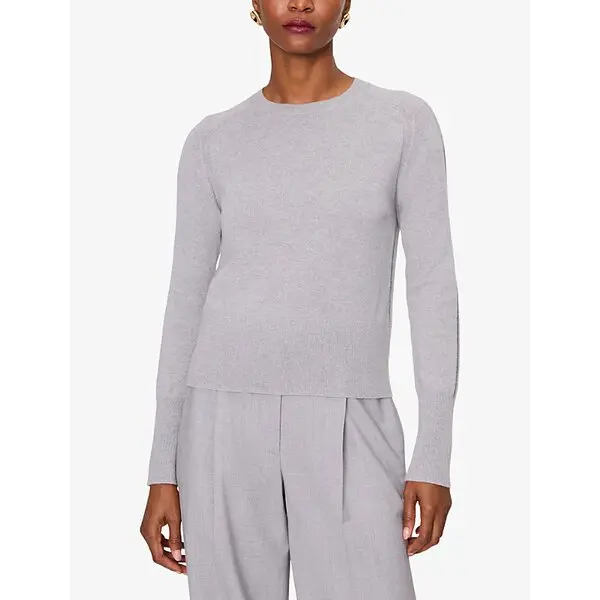 JOSEPH Melby Round-neck Regular-fit Cashmere Jumper