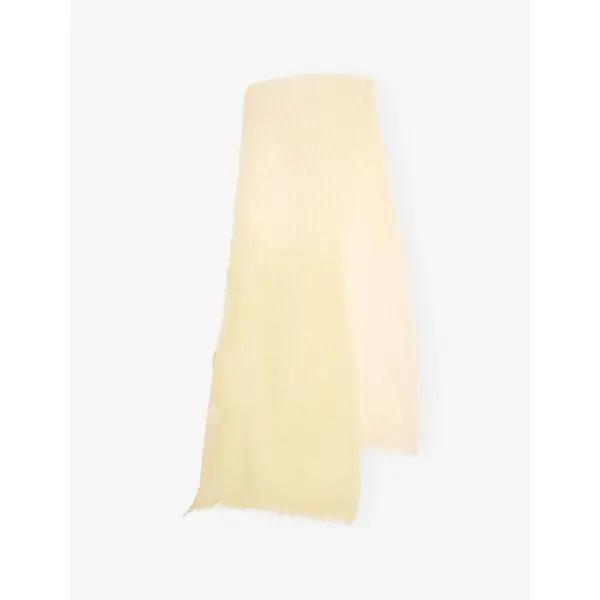 Issey Miyake Gradation Hand-pleated Ramie-blend Stole