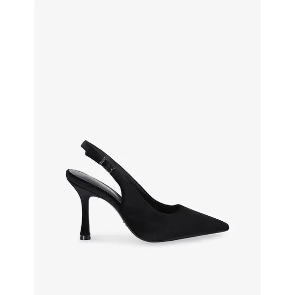 Carvela Leoni Velvet Sling-back Courts