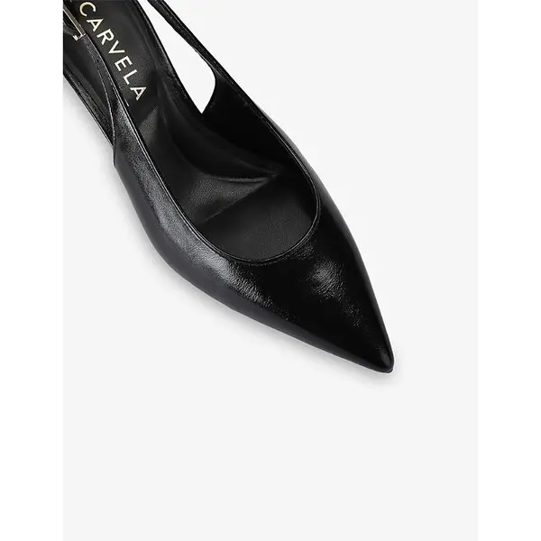 Carvela Elisia Leather Sling-back Courts