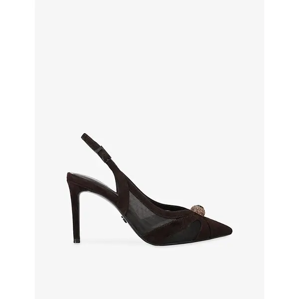 Carvela Lumera Suede Sling-back Courts