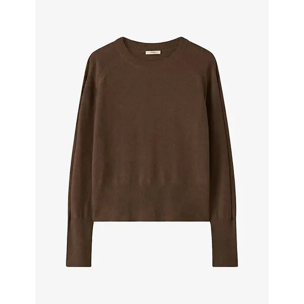 JOSEPH Melby Round-neck Cashmere Top