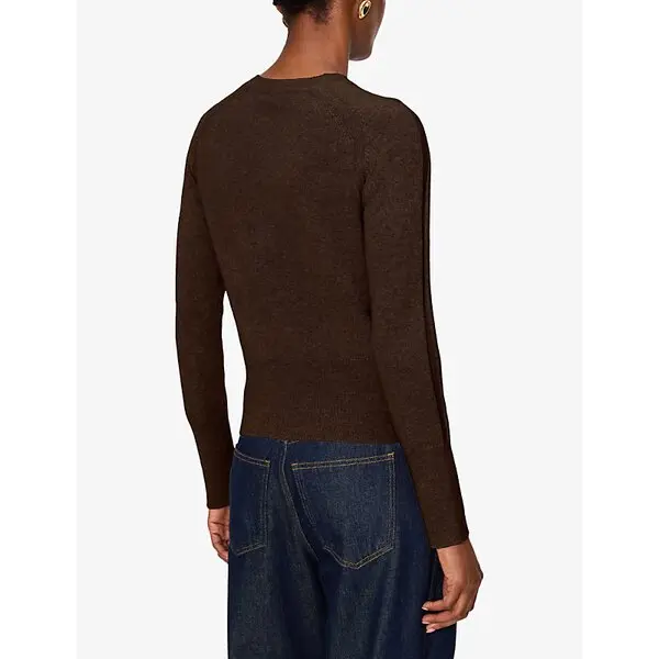 JOSEPH Melby Round-neck Cashmere Top