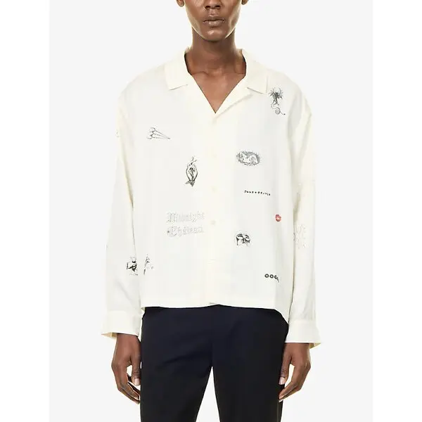 DUKE + DEXTER Mc Sketch Vintage Long-sleeve Woven Shirt