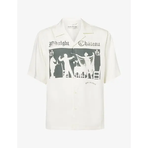 DUKE + DEXTER Mc Chess Vintage Short-sleeve Woven Shirt - White