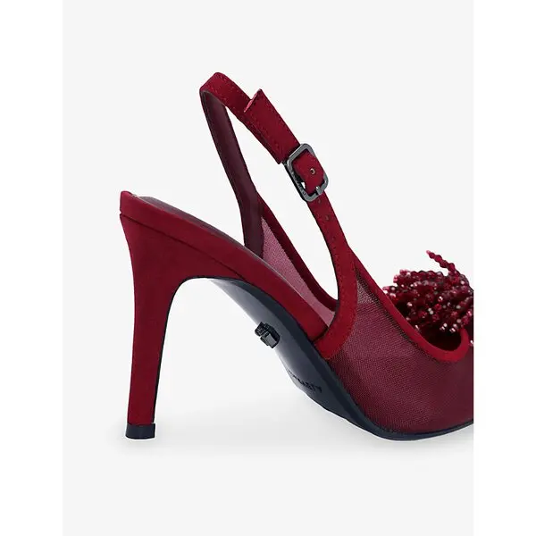 Carvela Lucia Woven Sling-back Courts