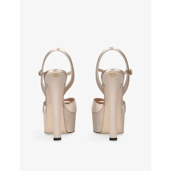 Valentino Garavani Crasher 145 Satin Platform Sandals