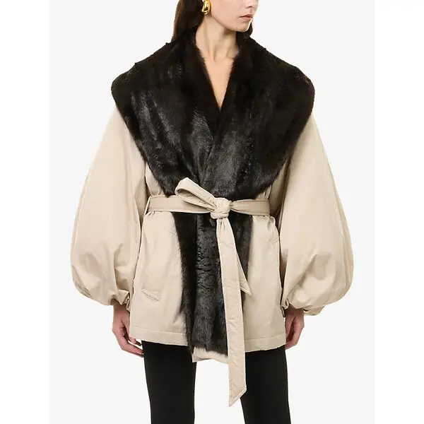 Magda Butrym Puffed-sleeve Soft-shell Jacket
