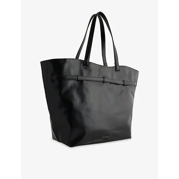 ANINE BING Elly Buckle Leather Tote