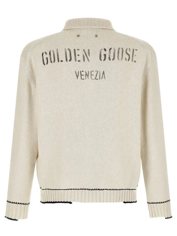 GOLDEN GOOSE Contrast-edged Cotton Polo