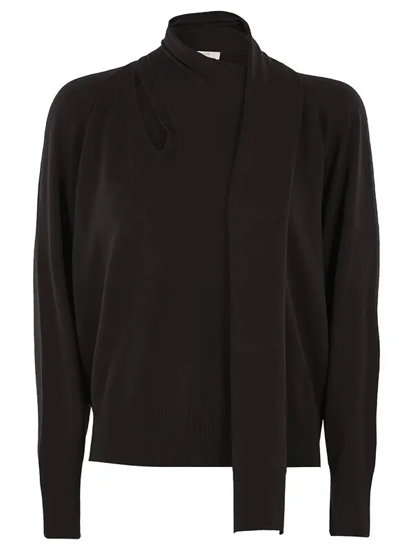ZANONE Sweater With Knot On The Neck